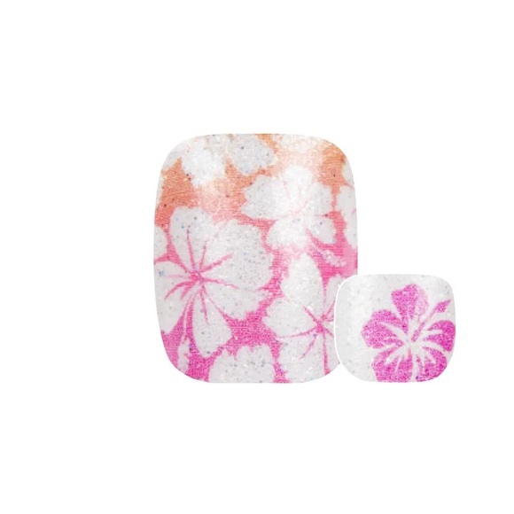 Color Street | Makeup | Color Street Hibiscus Kiss Pedicure Nail Strips ...
